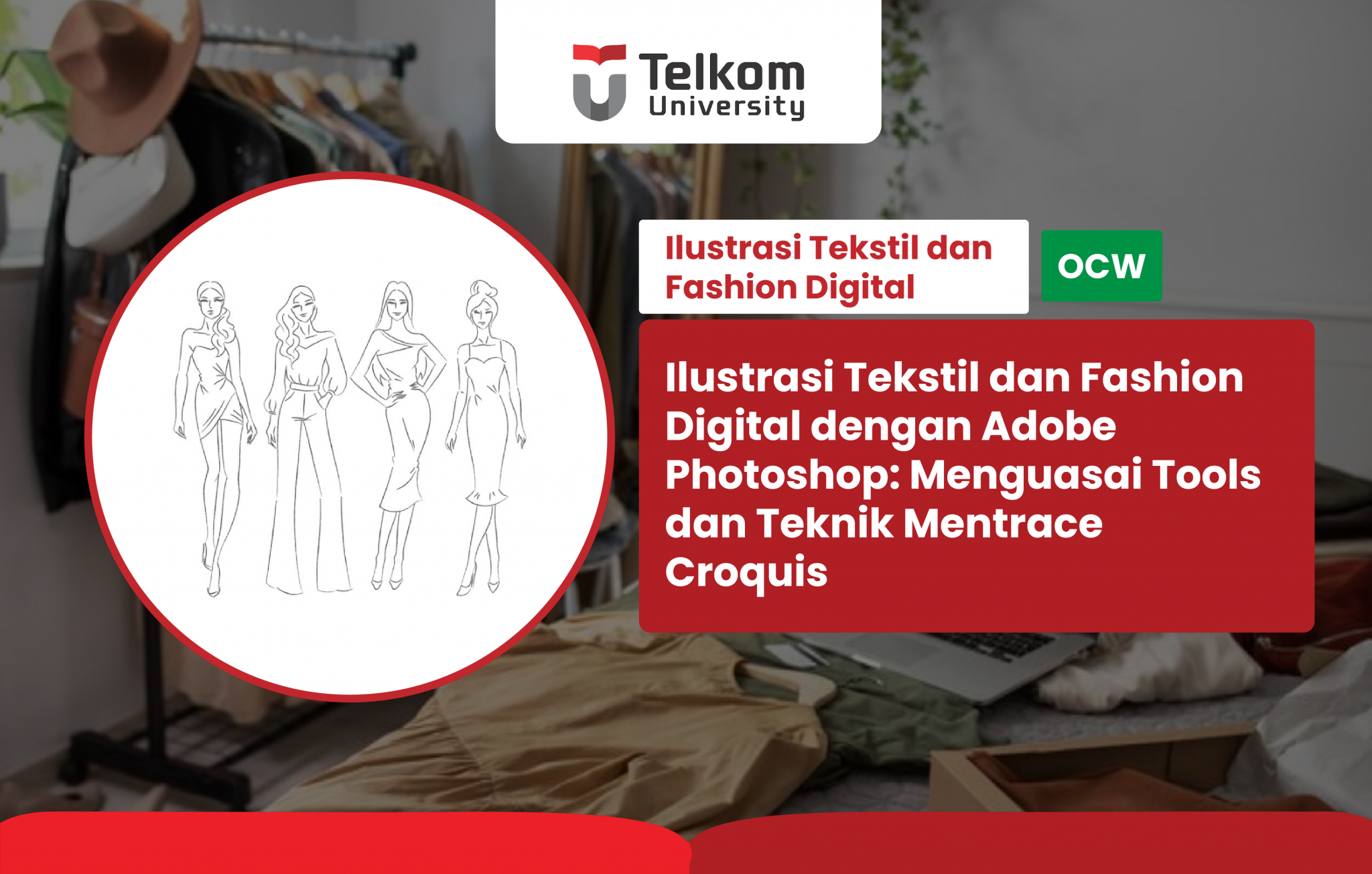 Ilustrasi Tekstil dan Fashion Digital dengan Adobe Photoshop: Menguasai Tools dan Teknik ...